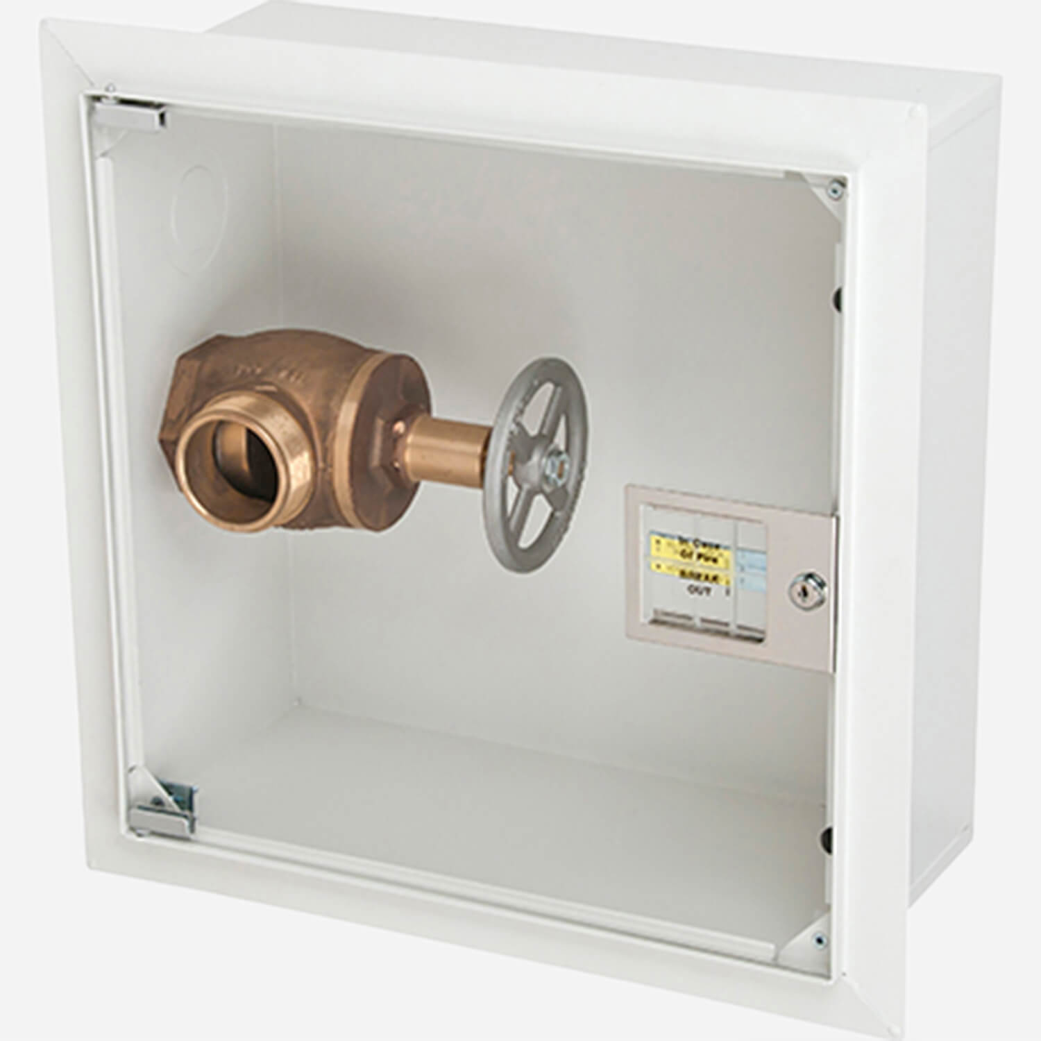 Fire Rated Trimless Buena Valve Cabinet - Potter Roemer